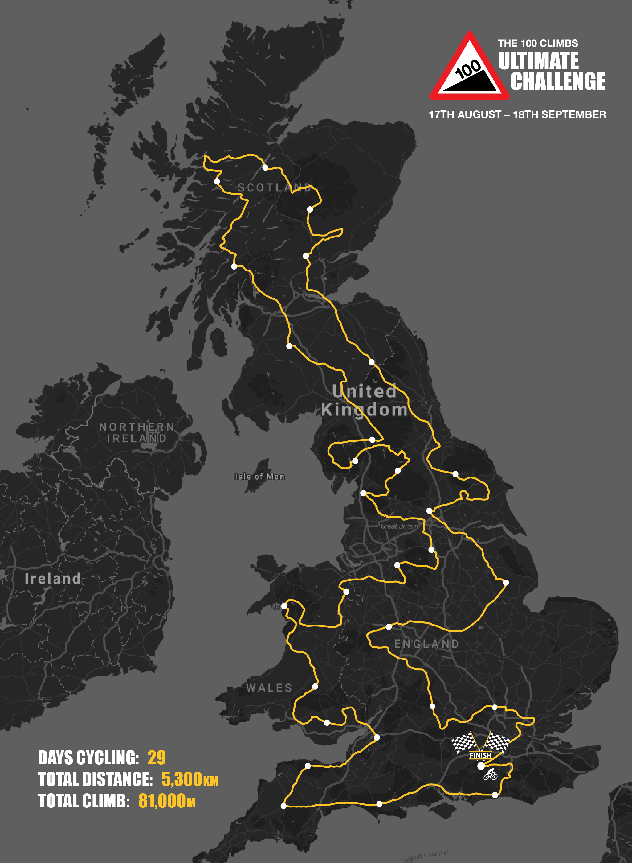 Three members set off to tackle 100 iconic climbs in one month | Cycling UK